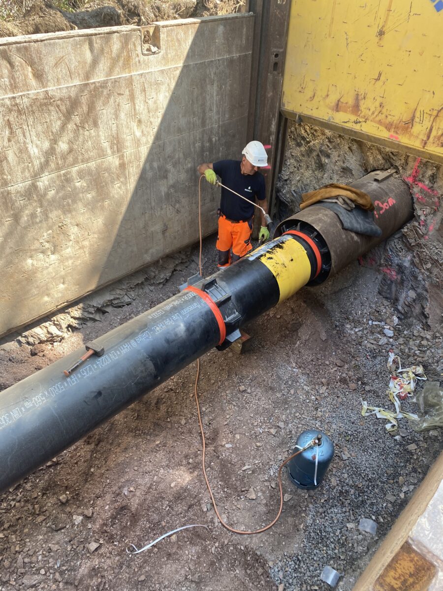 Renouvellement d’une canalisation d’adduction d’eau potable entre l ...